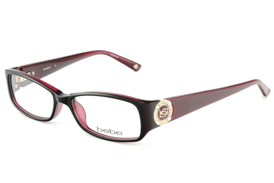 bebe BB5060 GLITZY 612 RUBY | bebe glasses frames from All4Eyes