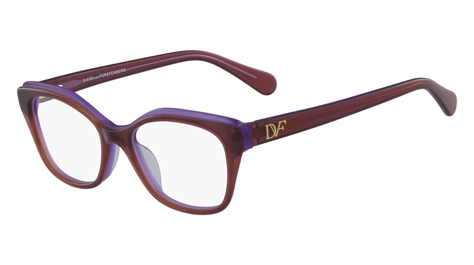 DVF DVF5097 500 PURPLE/MAUVE LAMINATE | DVF glasses frames from All4Eyes