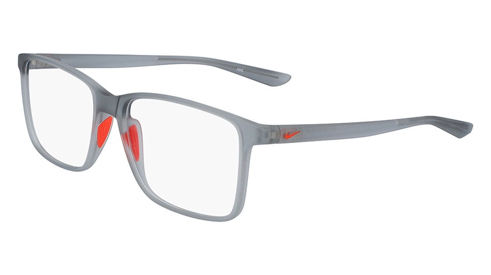 Nike NK7033 066 MATTE WOLF GREY HYPER CRIM | Nike glasses frames from All4Eyes