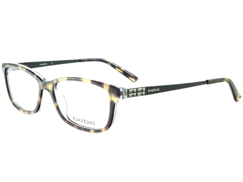 bebe BB5084 LOVE THE NIGHTLIFE 226 JET TORT | bebe glasses frames from ...