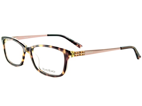 bebe BB5084 LOVE THE NIGHTLIFE 228 TOPAZ TORT | bebe glasses frames ...