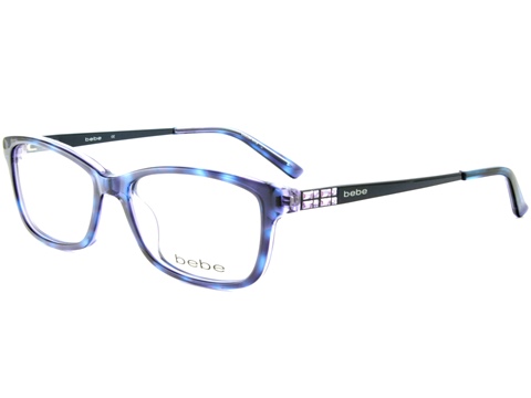 bebe BB5084 LOVE THE NIGHTLIFE 518 PLUM TORT | bebe glasses frames from ...